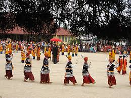 Indian Folk Dance (Shad Nongkrem/ Ka Pom-blang Nongkrem)