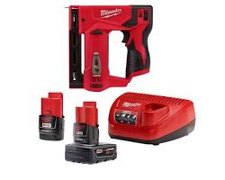 Milwaukee M12 12-Volt Cordless 3/8 in. Crown Stapler Kit -6park.com